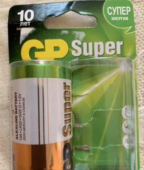Батарейка GP Super D(LR 20), 1 шт