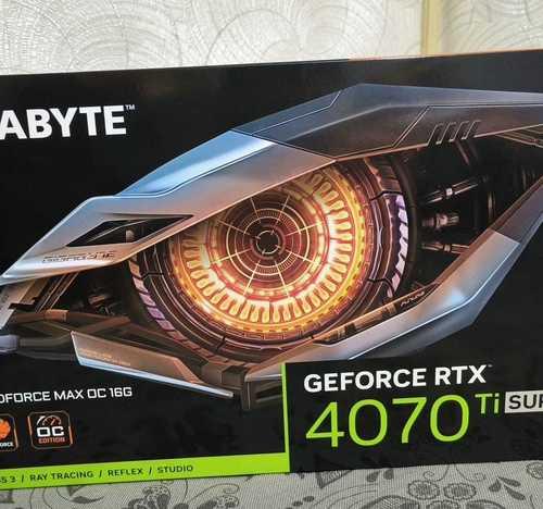 Видеокарта Gigabyte RTX4070Ti super windforce