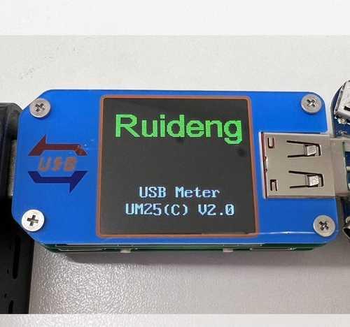 USB Тестер Ruideng UM25C (RD UM25C) с Bluetooth