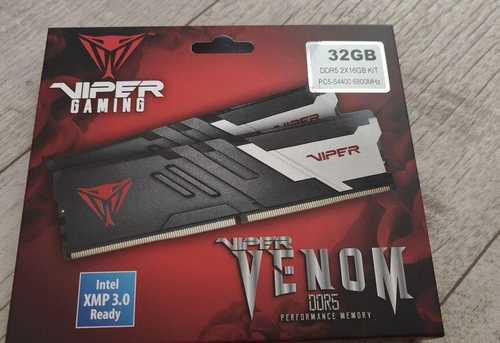 Оперативная память DDR5 32gb Patriot Venom (Новые)