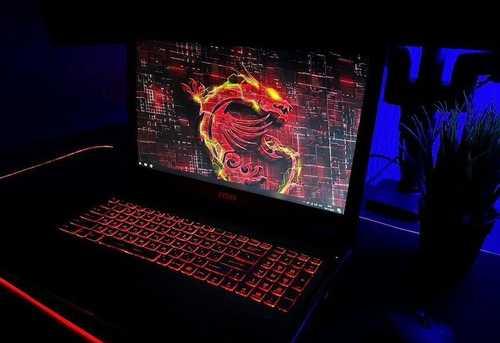 Ноутбук MSI gl63 i7-8750h gtx 1050 2тб ssd 40гб