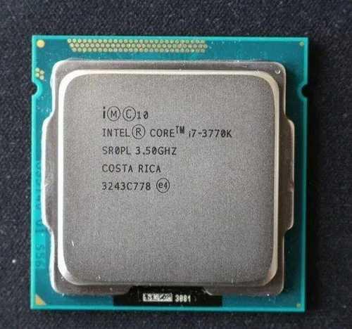 Процессор intel core i7 3770k