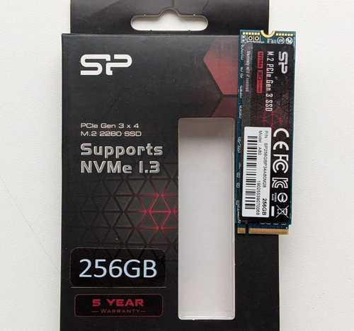 256 гб Silicon Power A80 (M.2 NVMe SSD) 3400mb/s