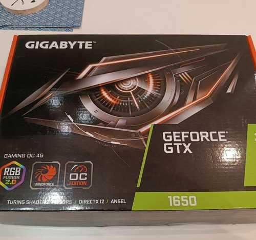 Видеокарта Gigabyte GeForce GTX 1650 4GB Gaming OC