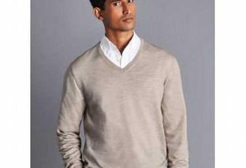 Джемпер Charles Tyrwhitt из мериносовой шерсти с v
