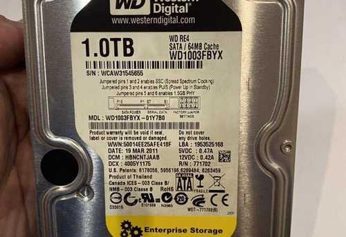 Жесткий диск WD 1Tb SATA WD1003fbyx