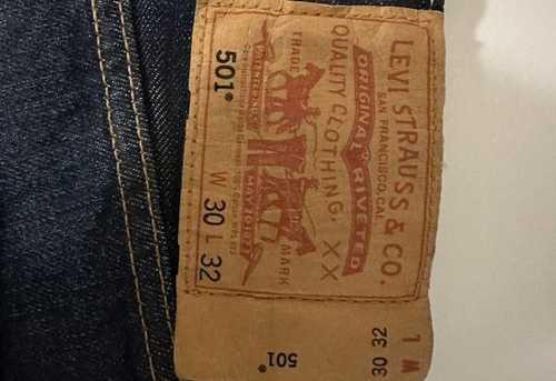 Мужские джинсы levis 501 30 32