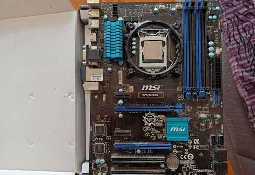 Intel core i5 4570+MSI Z97 PC Mate+16Gb(4x4)