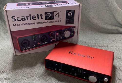 Звуковая карта Scarlett Focusrite 2i4