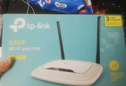 Wi-Fi роутер TP-link TL-WR841N, N300, белый