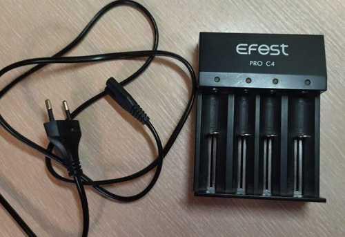 Зарядное устройство Efest PRO C4 Smart Charger