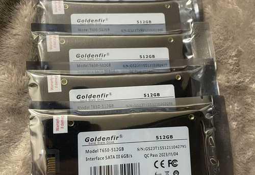 Новые ssd 512 gb Goldenfir