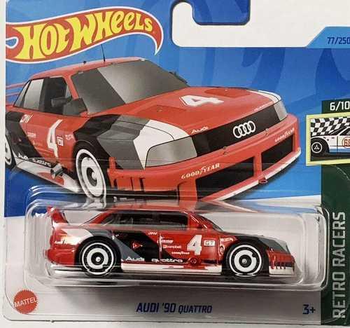 Hot Wheels Audi 90 Quattro Red