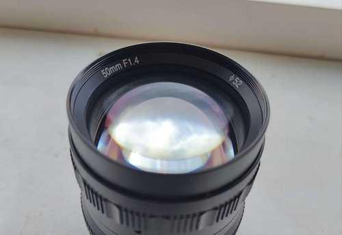 Объектив Brightin Star 50mm f1.4 FX mount