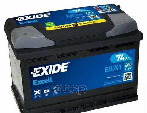 Аккумулятор Excell 12V 74Ah 680A 278х175х190 по