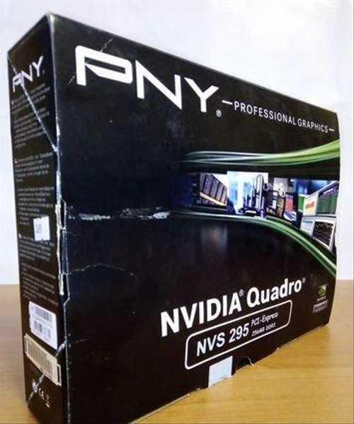 Видеокарта профессиональная PNY Quadro 4 NVS 295