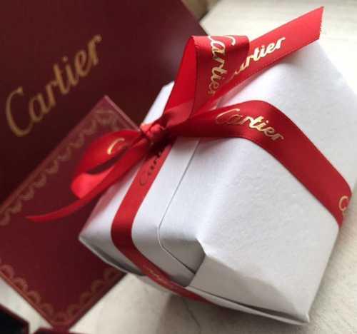Упаковка cartier с бумагой и конвертом