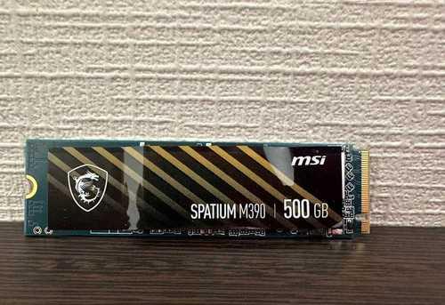 SSD M.2 MSI Spatium m390 500GB Новый
