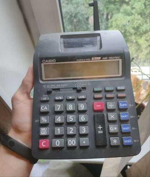 Бухгалтерский калькулятор с печатью