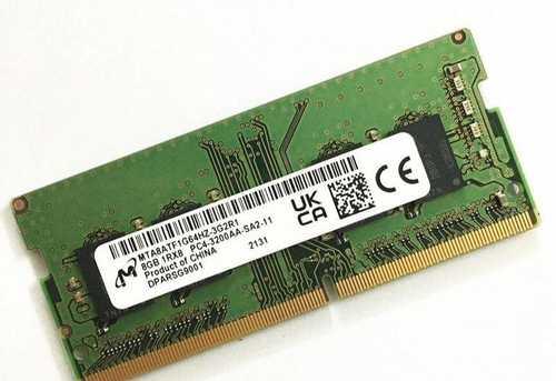 Память Micron SO-dimm DDR4 3200 Mhz 16 GB
