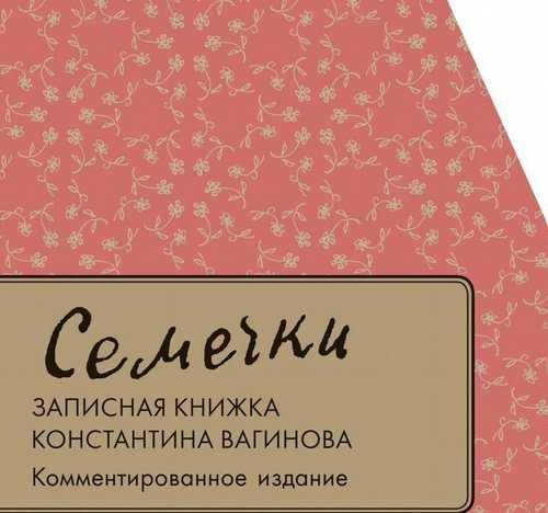 Константин Вагинов: Семечки. Записная книжка