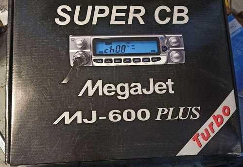 Рация cb Megajet 600 plus turbo(с магн.антенной)