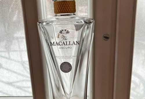 Пустая бутылка Macallan Oscuro