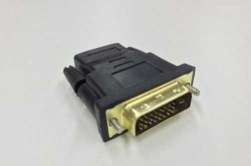 Переходник DVI-D(папа) - hdmi 19M (мама)