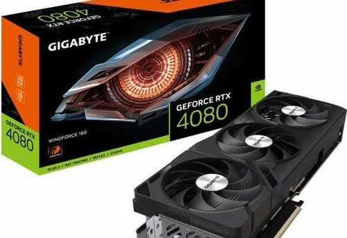 Видеокарта Gigabyte RTX4080 Windforce. Новая