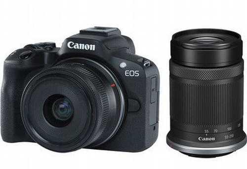 Canon EOS R50 Kit RF-S 18-45 IS STM + RF-S 55-210