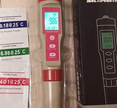 PH TDS EC Temp метр прибор 4 в 1