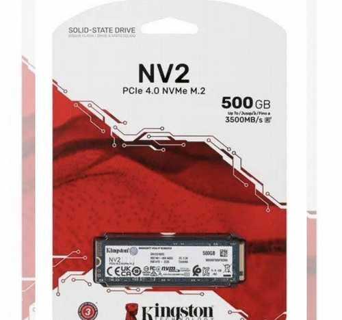 SSD Kingston NV2 500 гб M.2 PCI-E 4.0