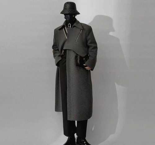 Пальто Rick owens Coat Grey type