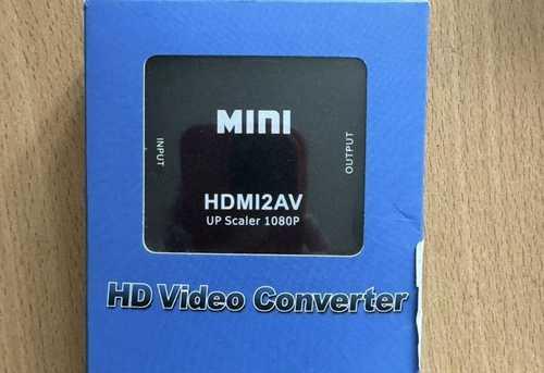 Кабель питания hdmi/RCA, черный