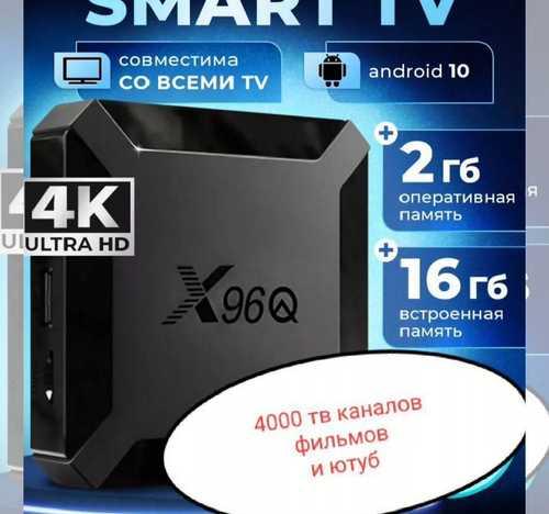 Приставка для SMART тв прошитая (4000 каналов)