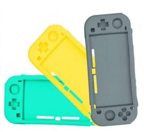 Чехлы силиконовые Nintendo switch lite 3 цвета