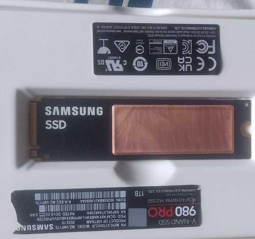 Ssd Samsung 980 pro 1tb новый