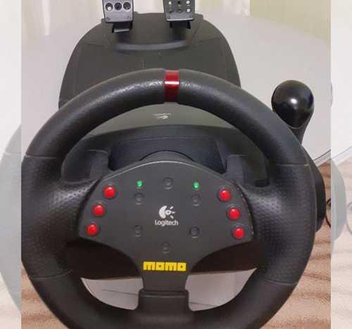 Игровой руль logitech momo racing