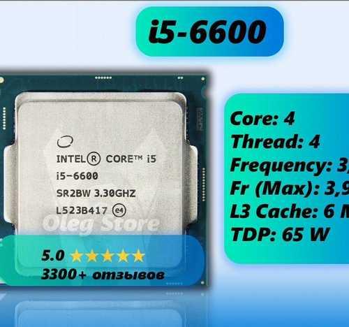 Процессор Intel Core i5 6600 LGA1151