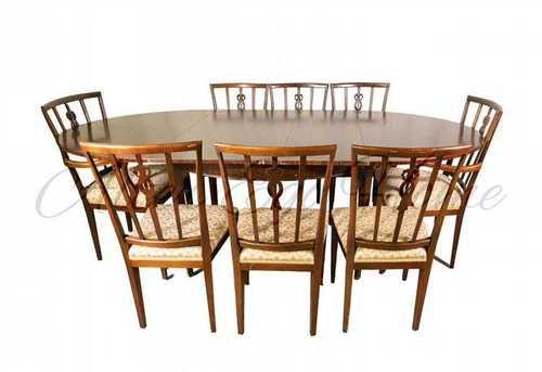 Комплект антикварной мебели из махагони для столов