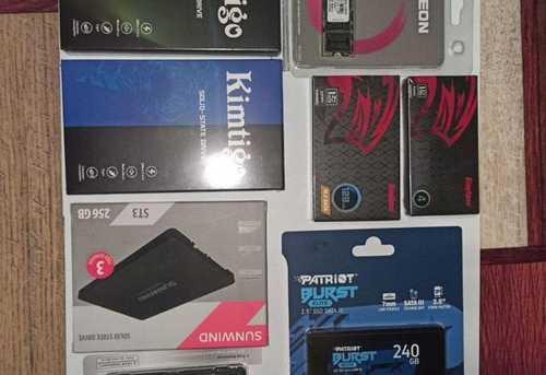 SSD 2,5 / M2 2280 (128/240/256gb) новые