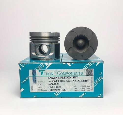 Поршень без колец mitsubishi 4D56T cdri alfin