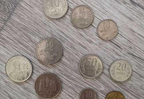 Монеты узбекский сум