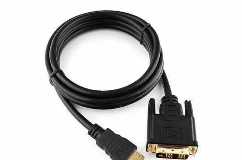 Кабель hdmi-DVI Cablexpert CC-hdmi-DVI-6 19M/19M 1