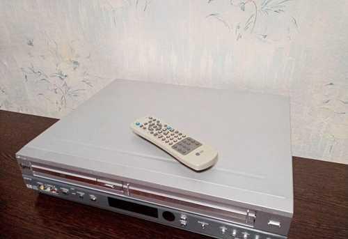 Видео магнитофон HI-FI(stereo) +двд LG DVD+VHS