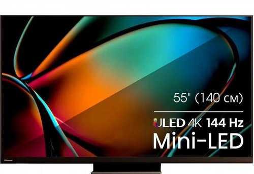 Телевизор Hisense 55" 55U8KQ 4K Ultra HD, темно-се