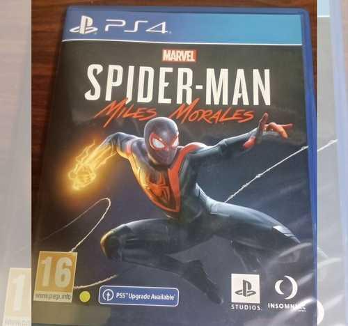 Spider man miles morales ps4 диск