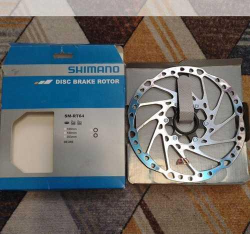 Ротор Shimano c-lock 203mm SM-RT64-L