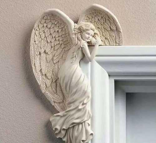 Ангел из гипса декоративный элемент