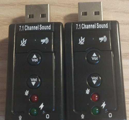 Внешняя звуковая карта usb Channel sound 7.1